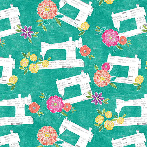 Sew Bloom Bind with Dreams Turquoise – Stitch Morgantown