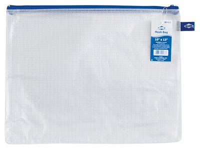 Clear Plastic Mesh Zippered Project Bag 10 x 13 – Stitch Morgantown